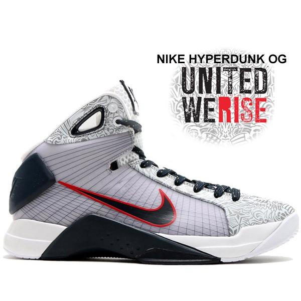 NIKE ナイキ ハイパーダンク HYPERDUNK OG UNITED WE RISE white/dk obsidan-sport red 863301-146 スニーカー 北京 ...