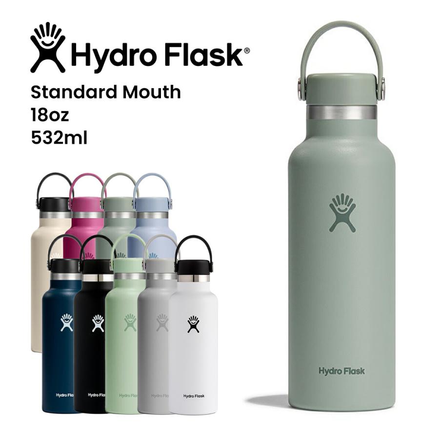 HYDRO FLASK ハイドロフラスク スタンダードマウス 18オンス Hydro Flask Standard Mouth 18oz 532ml 8900110 : LTD Online ...