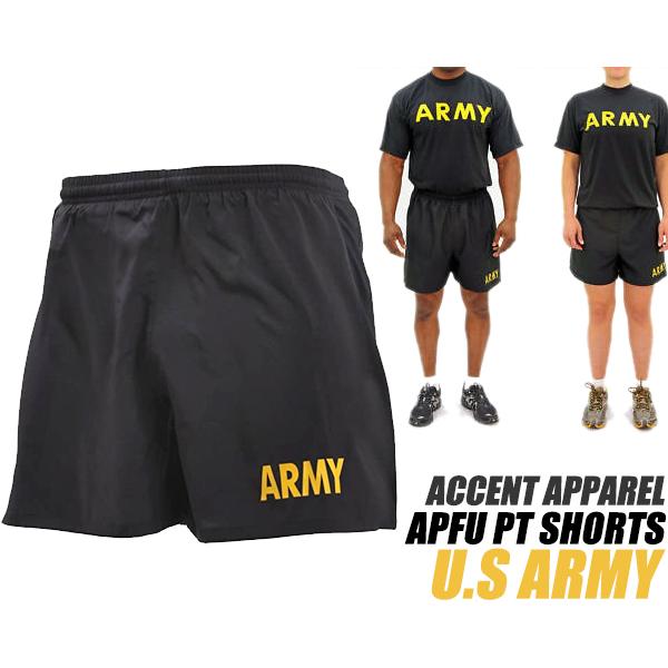 Accent（アクセント） アクセントアパレル U.S.アーミー フィジカル トレーニング ショーツ ACCENT APPAREL APFU ...