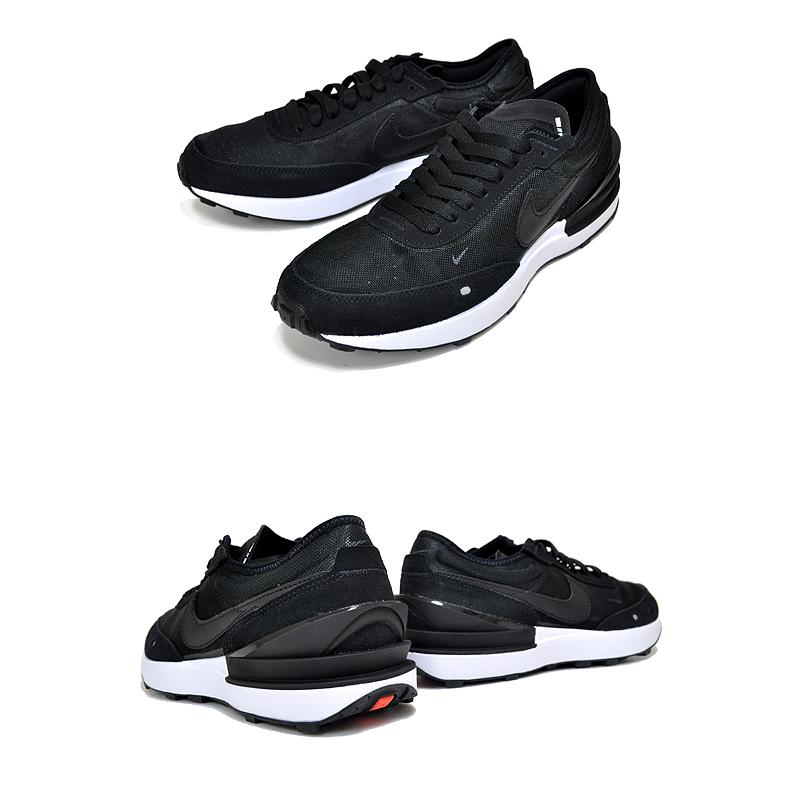 NIKE ナイキ ワッフル ワン ガールズ WAFFLE ONE (GS) black/blk-white-orange dc0481-001 ...