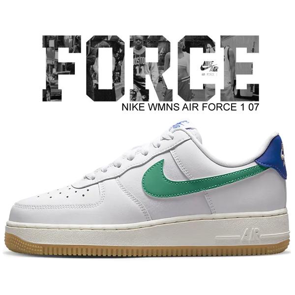 エア フォース 1 ナイキ ウィメンズ エアフォース NIKE WMNS AIR FORCE 07 white/stadium green ...