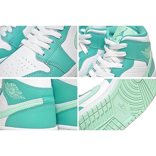 エア ジョーダン 1 ナイキ ウィメンズ エアジョーダン ミッド NIKE WMNS AIR JORDAN MID washed teal ...