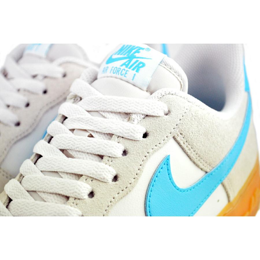 NIKE（ナイキ） エアフォース 1 ロー '07 LV8 ファントム バルティックブルー ガムイエロー NIKE AIR FORCE 1 ...