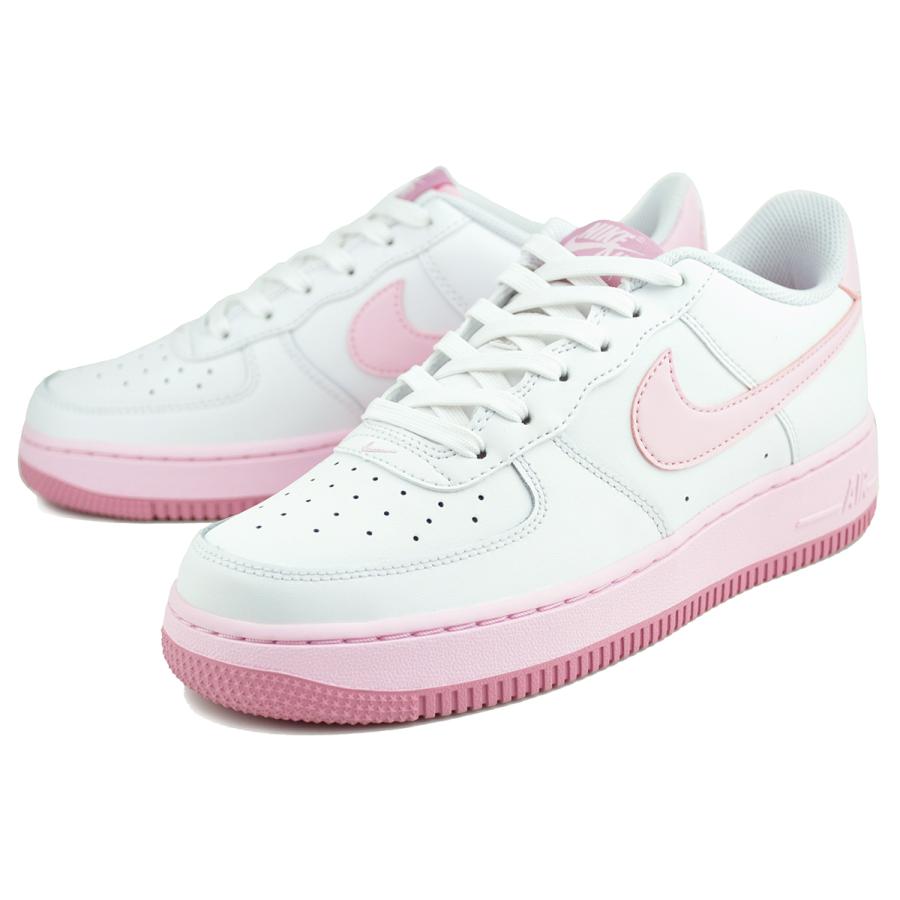エア フォース 1 ナイキ エアフォース ガールズ NIKE AIR FORCE (GS) white/pink foam fv5948 ...