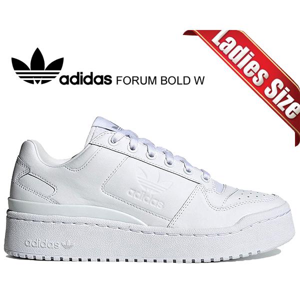 adidas（アディダス） フォーラム ボールド ウィメンズ adidas FORUM BOLD W FTWWHT/FTWWHT/CBLACK ...