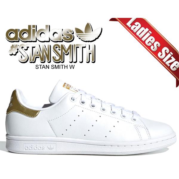 STAN SMITH アディダス スタンスミス ウィメンズ adidas W FTWWHT/FTWWHT/GOLDMT g58184 ...