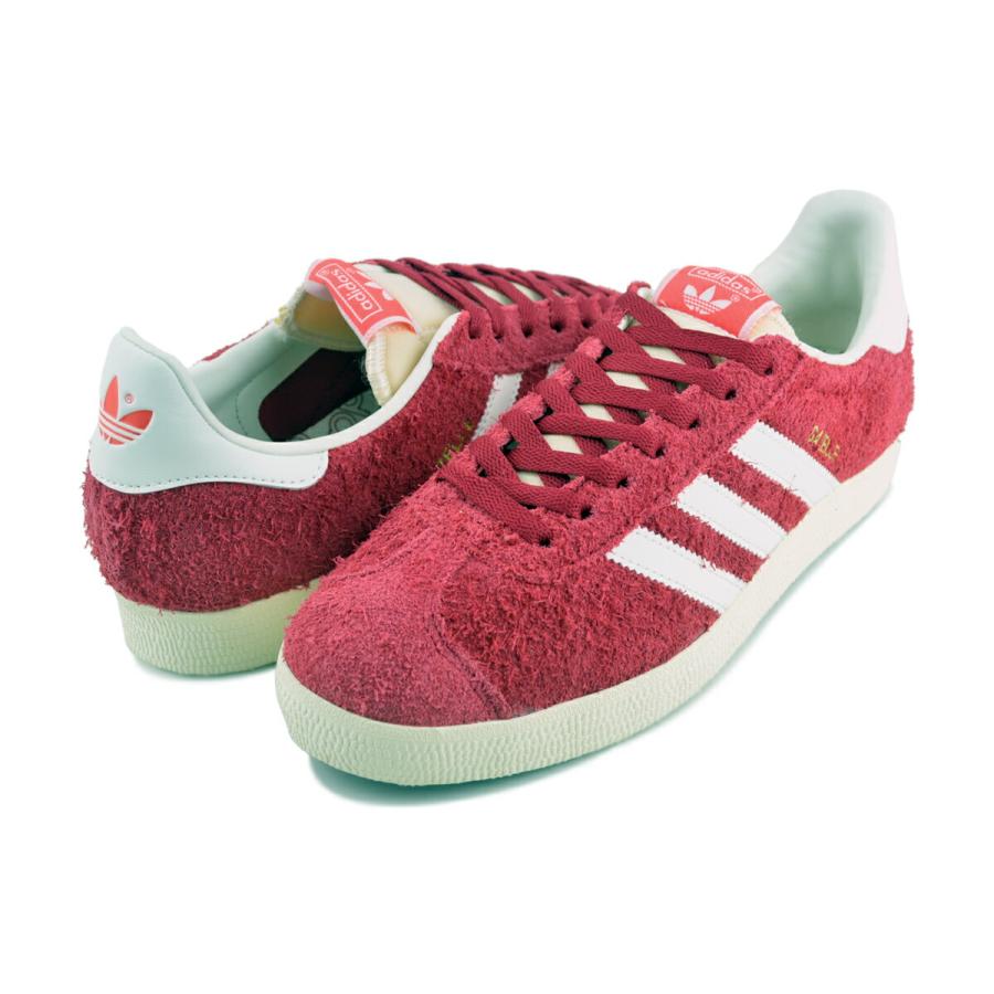 adidas アディダス ガゼル GAZELLE TMVIRE/OWHITE/CREWHT if9652 ガッツレー レッド ヘアリー ...