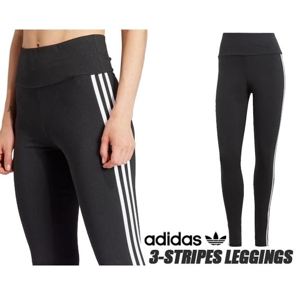 adidas Originals アディダス オリジナルス スリーストライプス レギンス 3-STRIPES LEGGINGS BLACK ...