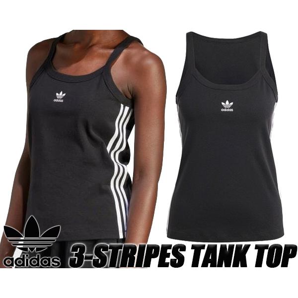 adidas Originals アディダス オリジナルス スリーストライプス タンクトップ 3-STRIPES TANK TOP BLACK ...