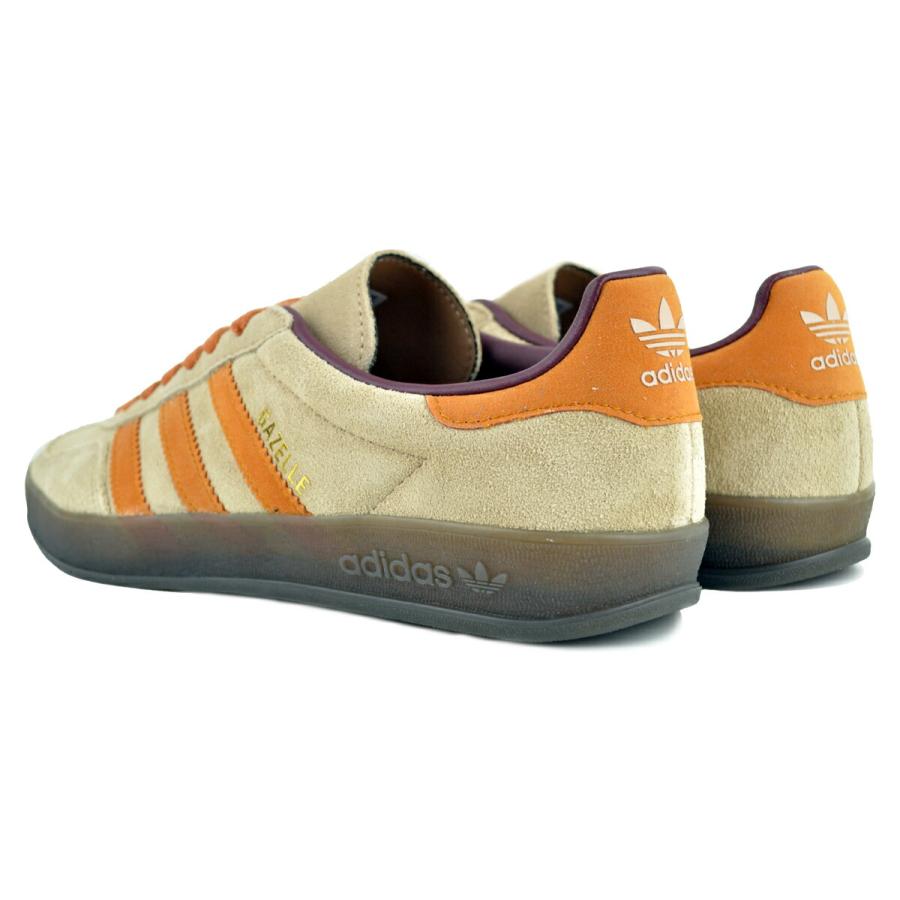 アディダス ガゼル インドア ウォームサンドストーン クラフトオーカー シャドウレッド adidas GAZELLE INDOOR ...