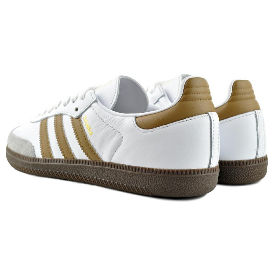 adidas アディダス サンバ OG フットウェアホワイト ブラウンデザート クリアグラナイト SAMBA FTWWHT/BRNDES ...