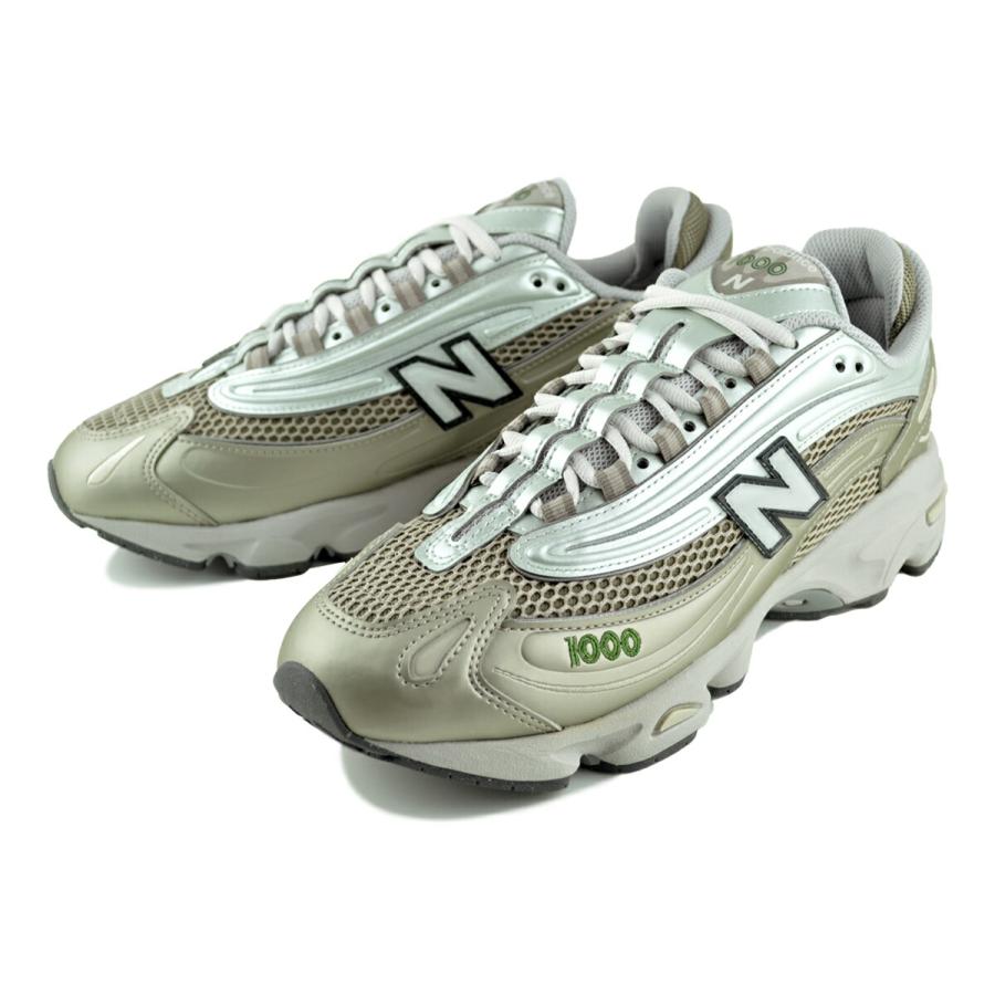 New Balance（ニューバランス） 1000 アリドストーン シルバーメタリック グリーン NEW BALANCE M1000N ...