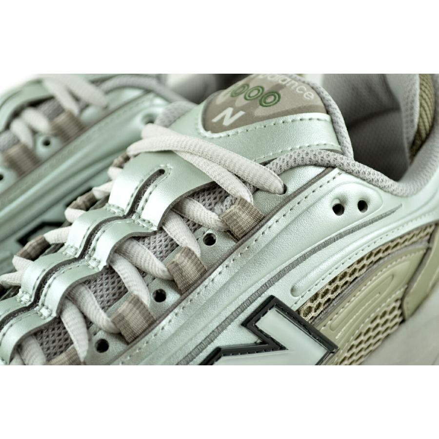 New Balance（ニューバランス） 1000 アリドストーン シルバーメタリック グリーン NEW BALANCE M1000N ...