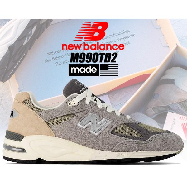 990シリーズ ニューバランス M990 V2 NEW BALANCE M990TD2 MADE IN U.S.A. Width D スニーカー 990V2 Gray グレー Teddy ...