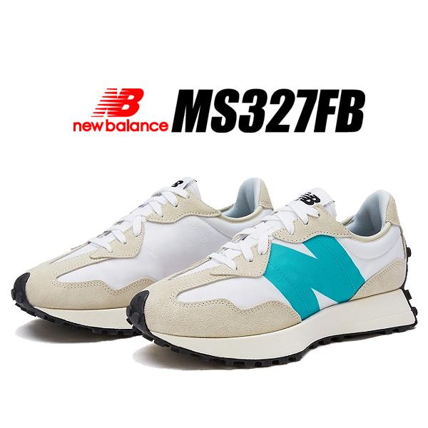 New Balance（ニューバランス） 327 NEW BALANCE MS327FB Width D スニーカー ホワイト グレー ブルー ...