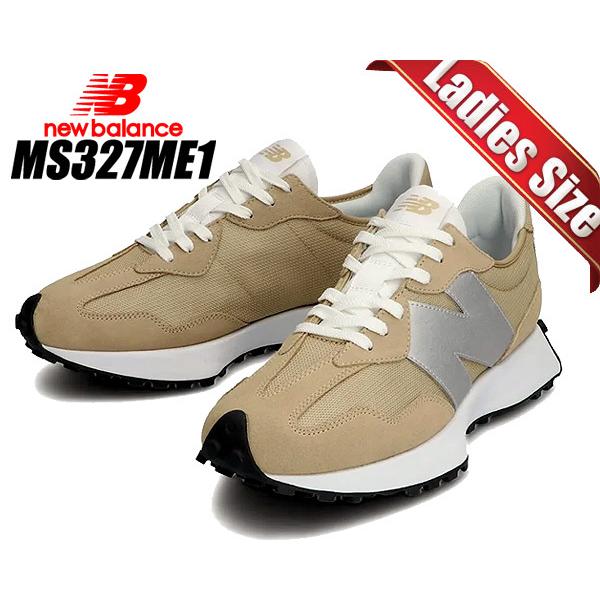 New Balance（ニューバランス） 327 NEW BALANCE MS327ME1 Width D BEIGE SILVER ...
