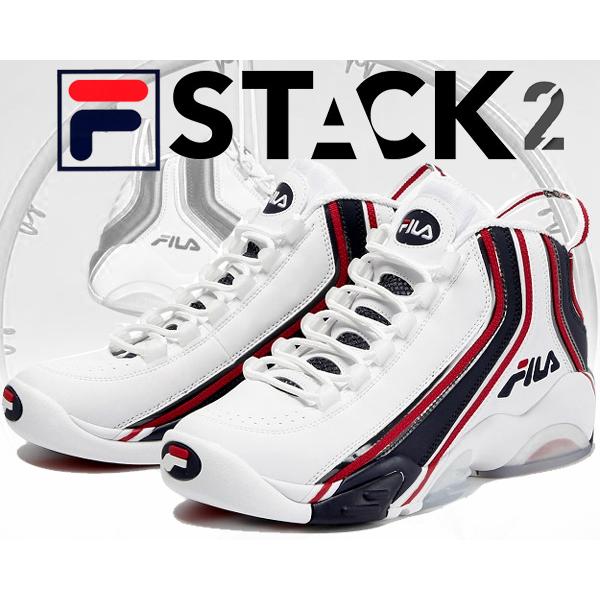 FILA フィラ スタック 2 STACK WHITE/NAVY/RED mss23004-125 ジェリー・スタックハウス JERRY ...