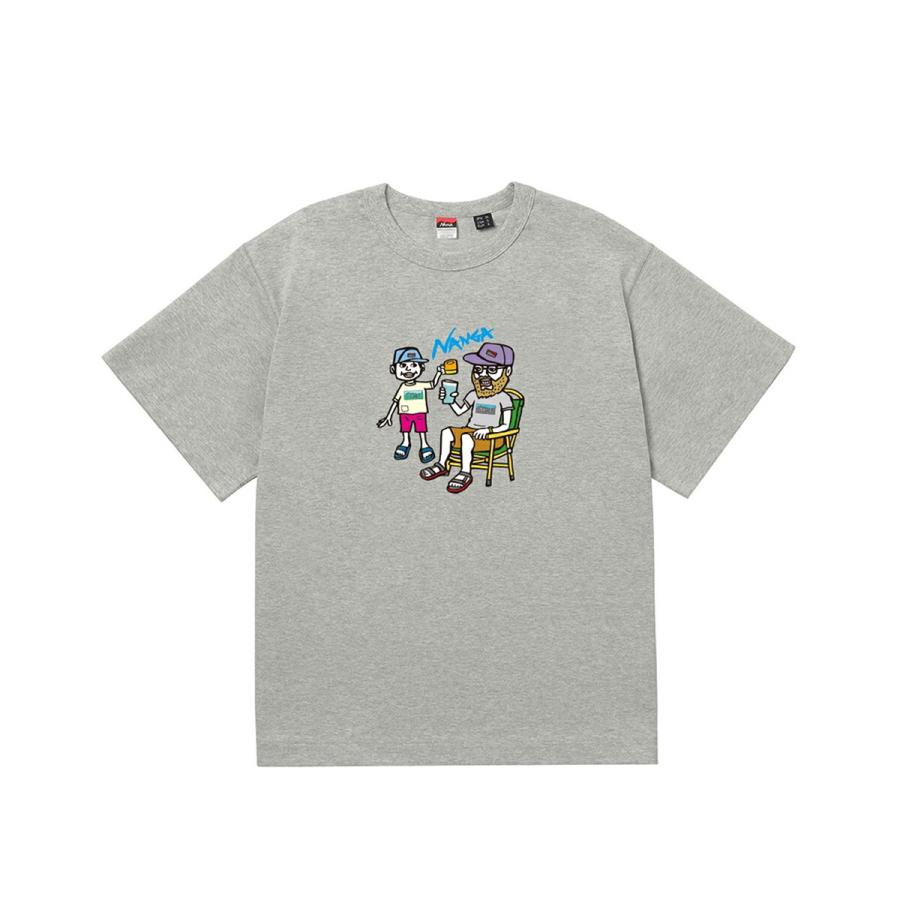 NANGA ナンガ × ウシオダヒロアキ エコ ハイブリッド Tシャツ FAM PT ECO HYBRID TEE(FAM PT) HIROAKI USHIODA n2500-1m021z ...