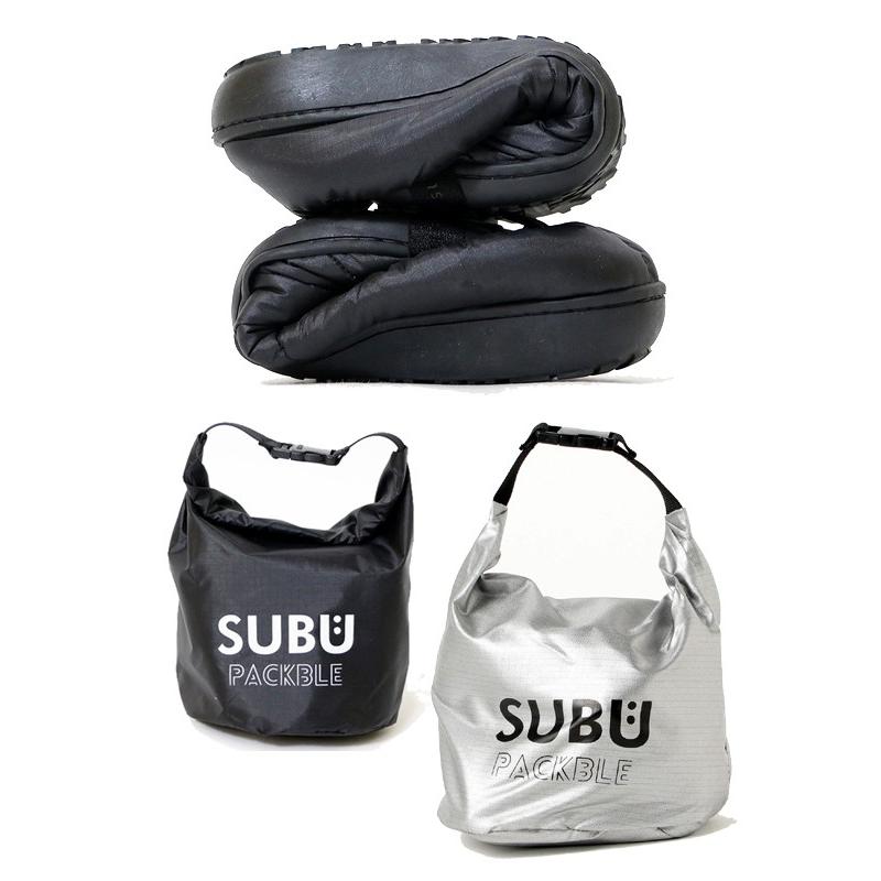 スブ パッカブル サンダル SUBU PACKBLE ナイロン ホイル シルバー グロス ブラック PACKABLE 折り畳み アウトドア 23cm 〜 27cm :subu-packble ...