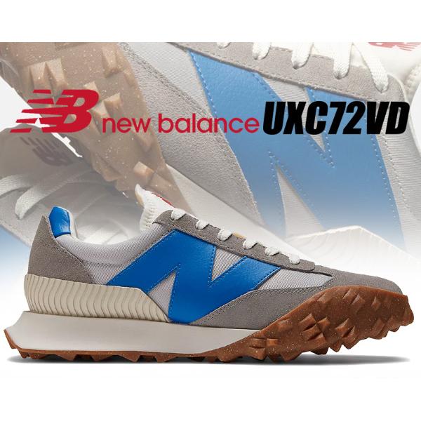 ニューバランス XC-72 NEW BALANCE UXC72VD width D GREY/BLUE グレー ブルー ガム スニーカー ...