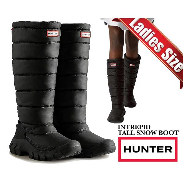 HUNTER（ハンター） イントレピッド インシュレイティド トール スノー ブーツ HUNTER WOMENS INTREPID TALL ...
