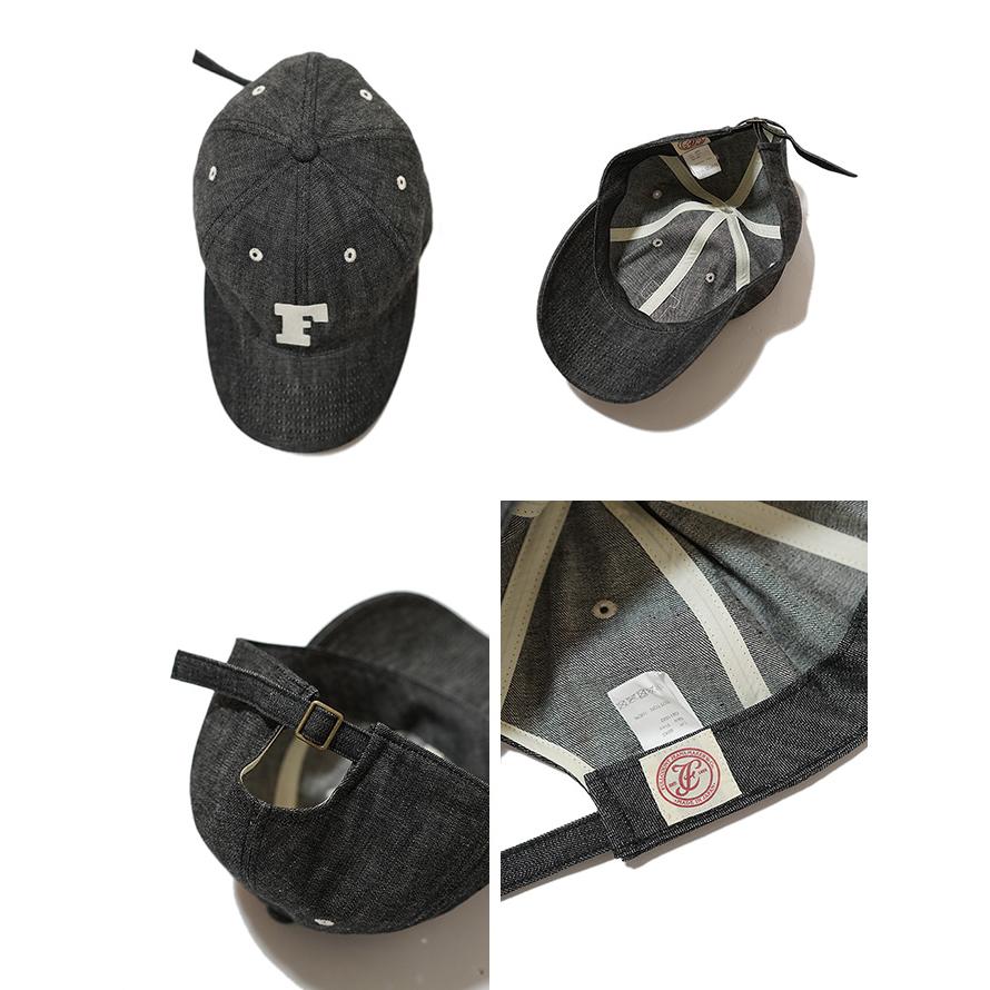 FULLCOUNT（フルカウント） 6843 ベースボールキャップ 6Panel Denim Baseball Cap 'F' Patch キャップ アメカジ メンズ :6843:Lua ...