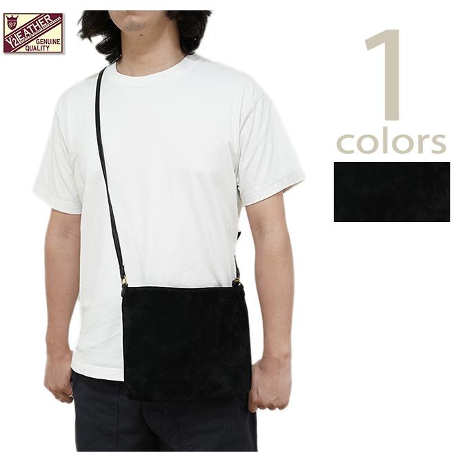 ワイツーレザー Y'2 LEATHER BG-18 ホースハイドサコッシュ [ Natural Scar Horse Roughout ] 馬革 Sacoche アメカジ メンズ : Lua ...