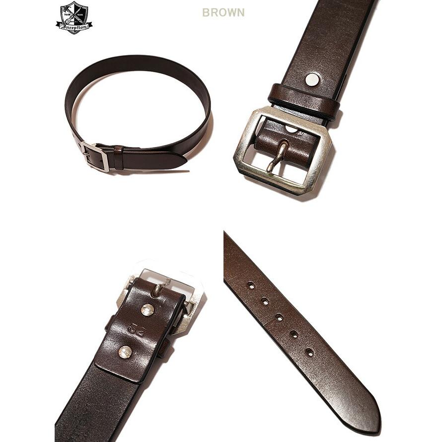 Inception by OPUS（インセプション・オーパス） IPSDB-01 サドルレザーギャリソンベルト 38mm巾 栃木レザー レザー ...