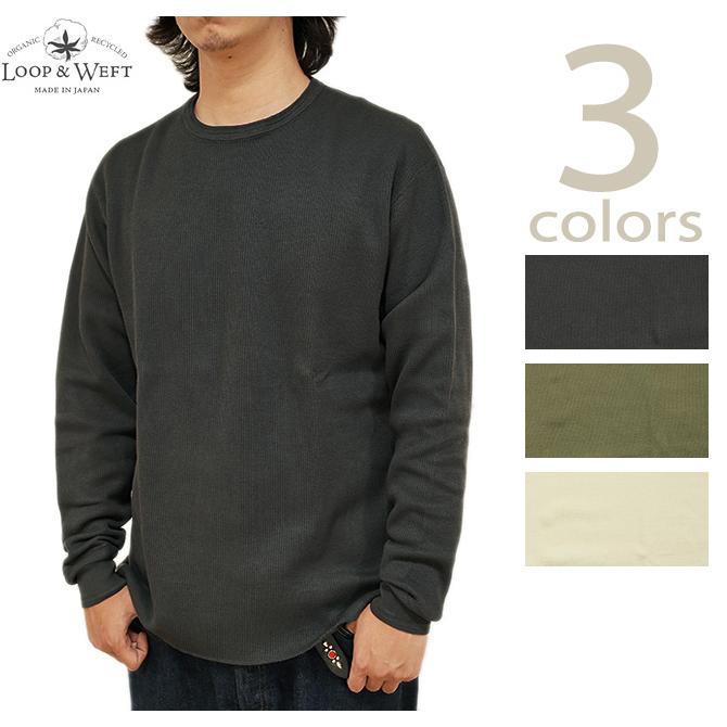 ループアンドウエフト Loop & Weft LRC1115 リブニットサーマル [ CLASSIC ROYAL RIB KNIT CREWNECK THERMAL ] サ… : Lua ...