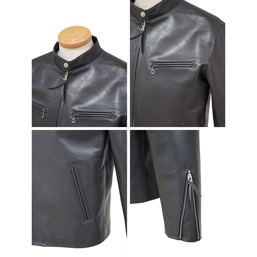 ワイツーレザー Y'2 LEATHER PR-64 ヴィンテージホースライトシングルライダースジャケット [ GRAY ] アメカジ メンズ レザージャケット 限定モデル : Lua ...