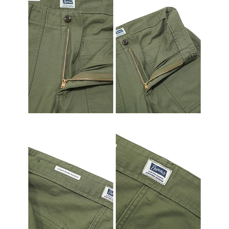 Pherrow's フェローズ Pherrow's PUP1 オリーブコットンバックサテンベイカーパンツ Utility Pants ワークパンツ 軍パン アメカジ メンズ : Lua ...