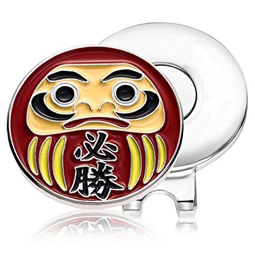 Don Flyee ゴルフ マーカー マグネット ハット クリップ だるま 必勝 E0002 : luanaショップ1号店 - 通販 - Yahoo!ショッピング