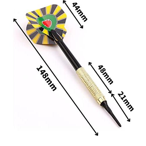 cobalt planet ソフトチップダーツ 14g 15本セット プラスチックポイントダーツ 標準ダーツフライト (14g 15本セット A : l6ba5b5bf30 : luana ...