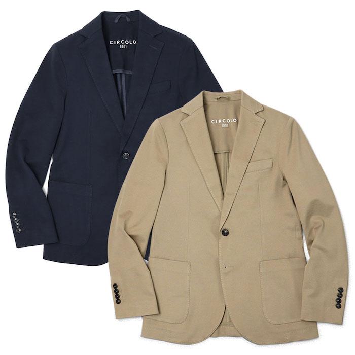 CIRCOLO 1901 チルコロ / ジャケット セットアップ対応 軽量 コットン サマー ジャージー 返品・交換可能 : luccicare - 通販 - Yahoo!ショッピング