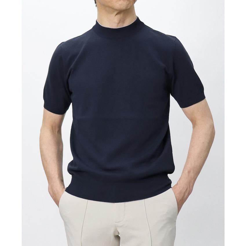 CRUCIANI クルチアーニ / Cruciani コットン ハイゲージ モックネック ニット Tシャツ ネック配色 返品・交換不可 : luccicare - 通販 - Yahoo!ショッピング