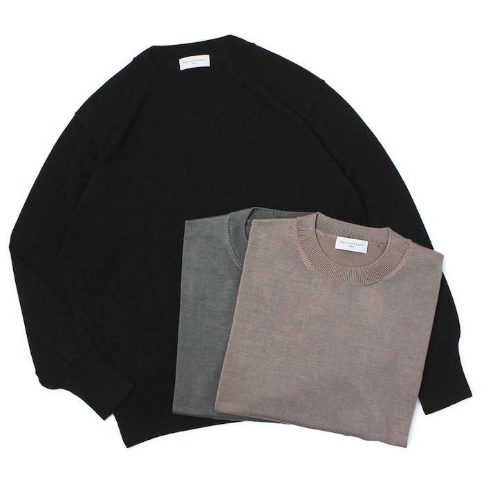 レンコントラント / Rencontrant クルーネック ニット ロング スリーブ ウォッシャブル シルク 返品・交換可能 : luccicare - 通販 - Yahoo!ショッピング
