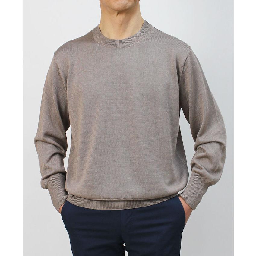 レンコントラント / Rencontrant クルーネック ニット ロング スリーブ ウォッシャブル シルク 返品・交換可能 : luccicare - 通販 - Yahoo!ショッピング