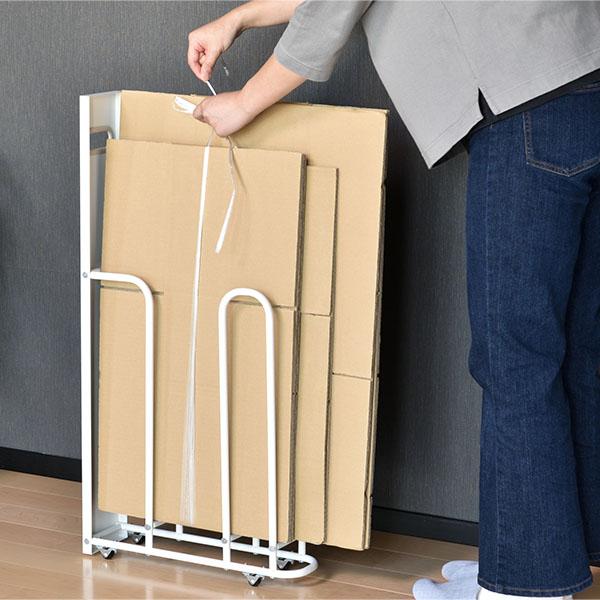 段ボールストッカー スリム ダンボールラック 段ボール立て ビーワースセレクション bwsSELECTION ダンボールストッカー W120 : Lucida - 通販 - Yahoo!ショッピング