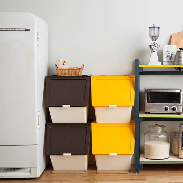 pelican garbee（stacksto.） ごみ箱 ゴミ箱 ペリカン ガービー 38L ふた付き 分別 45L対応 スタッキング ダストボックス スタックストー stacksto ...