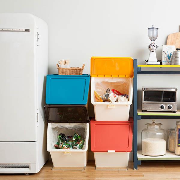 pelican garbee（stacksto.） ごみ箱 ゴミ箱 ペリカン ガービー 38L ふた付き 分別 45L対応 スタッキング ダストボックス スタックストー stacksto ...