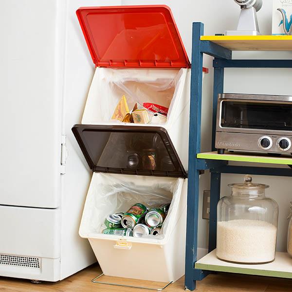 pelican garbee（stacksto.） ごみ箱 ゴミ箱 ペリカン ガービー 38L ふた付き 分別 45L対応 スタッキング ダストボックス スタックストー stacksto ...