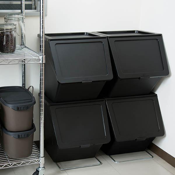 pelican garbee（stacksto.） ごみ箱 ゴミ箱 ペリカン ガービー 38L ふた付き 分別 45L対応 スタッキング ダストボックス スタックストー stacksto ...