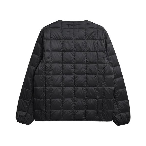 TAION（タイオン） ベーシック クルーネックボタン インナーダウン