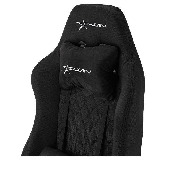 【前傾チルトなし】 E-WIN ゲーミングチェア オフィスチェア 布地 ファブリック イス PC チェア 通気性抜群 多機能 D9-BK : Lucida - 通販 - Yahoo!ショッピング