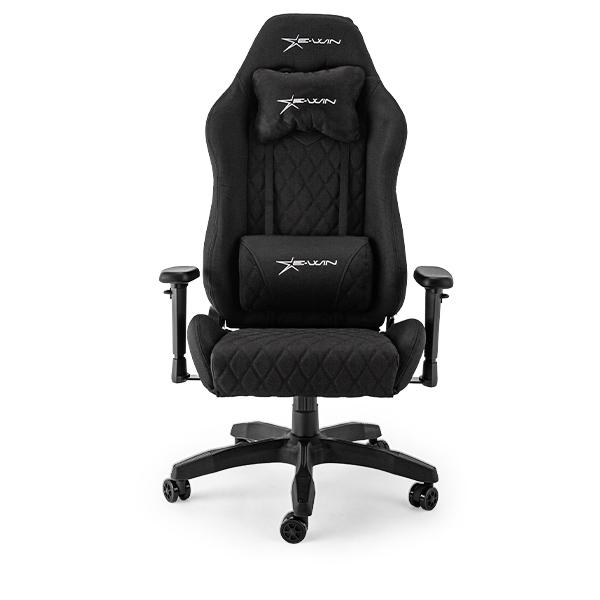 【前傾チルトなし】 E-WIN ゲーミングチェア オフィスチェア 布地 ファブリック イス PC チェア 通気性抜群 多機能 D9-BK : Lucida - 通販 - Yahoo!ショッピング
