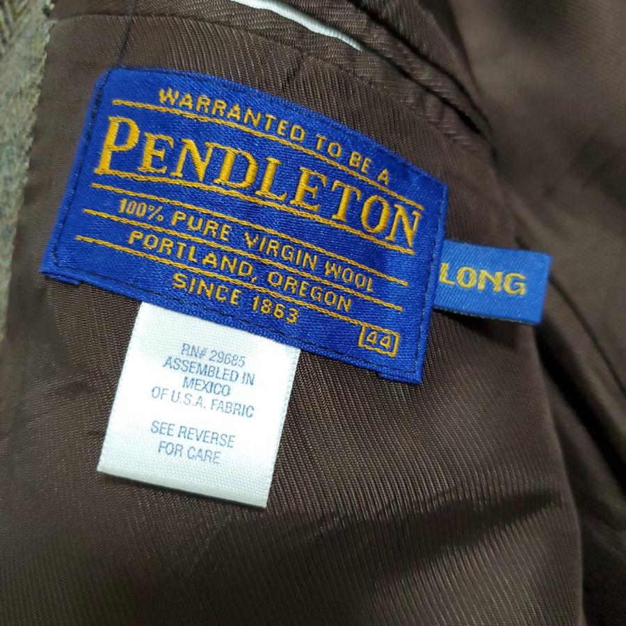 PENDLETON 【古着】PENDLETON（ペンドルトン）アースカラーテーラードジャケット 44サイズLONG（Lサイズ相当） : Lucido Bell - 通販 - Yahoo!ショッピング