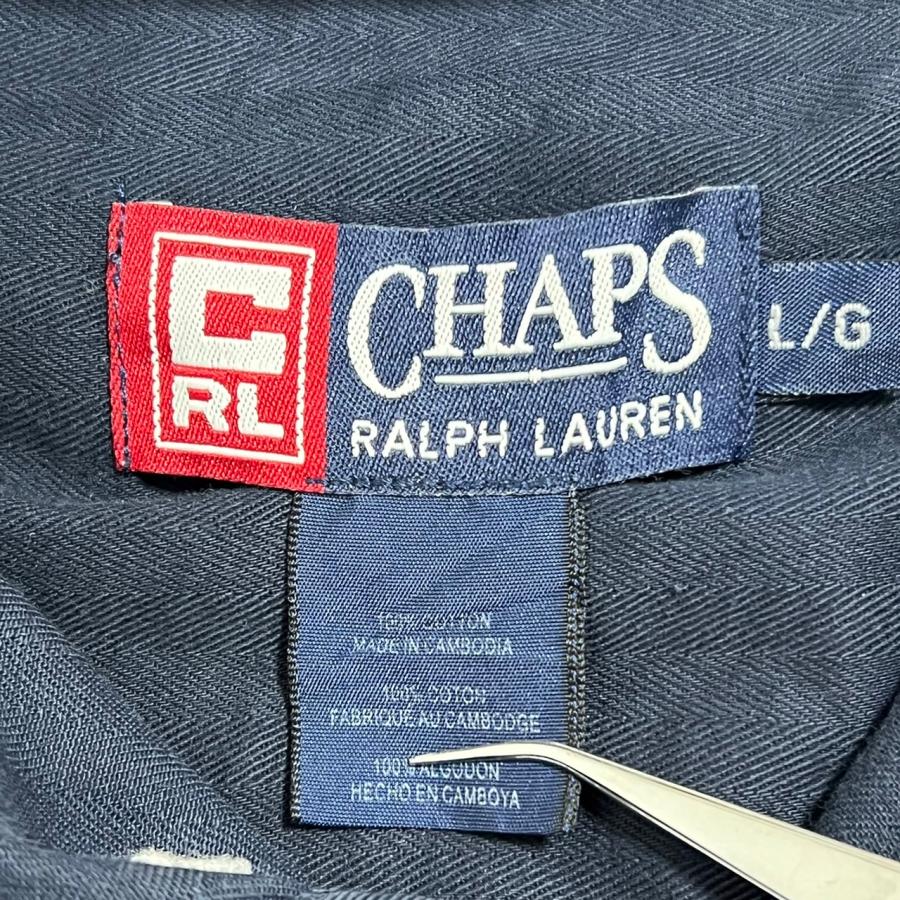 CHAPS チャップス ラルフローレン 無地シャツ 長袖 古着 紺 ネイビー L サイズ RALPH LAUREN : Lucido Bell - 通販 - Yahoo!ショッピング