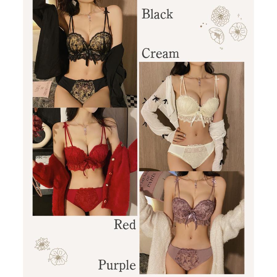 Lucille ブラジャー ショーツ セット ノンワイヤー 盛れる Lucille ブラジャー ショーツ セット ノンワイヤー 盛れる