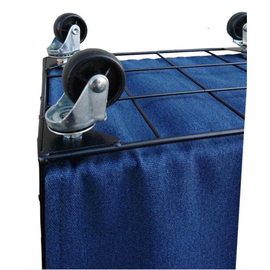 ランドリーバスケット キャスター 北欧 おしゃれ アイアン ロングバスケット カート おもちゃ入れ アイボリー ネイビー : Lucille - 通販 - Yahoo!ショッピング