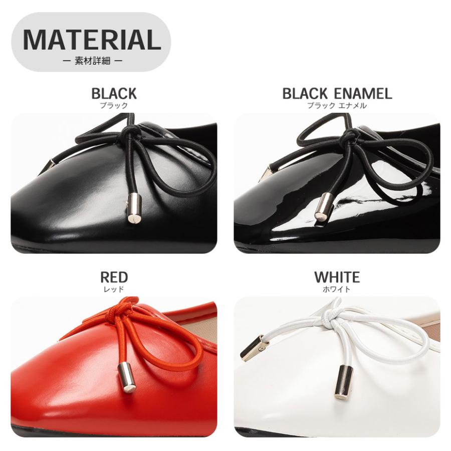 SVEC パンプス ぺたんこ 軽量 ローヒール スクエアトゥ フラットシューズ バレエシューズ レディース リボン クッション性 シンプル 履きやすい 歩きやすい 痛くない : TTCLUB ...